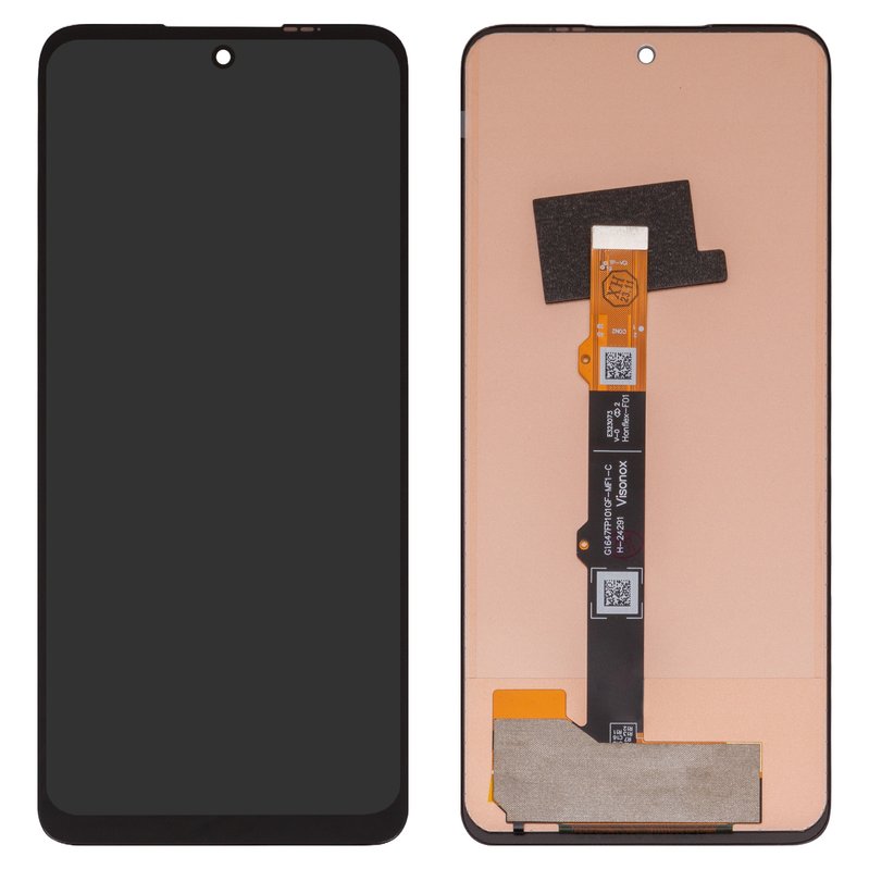 LCD compatible with Motorola Moto G42, (black, without frame, Copy ...